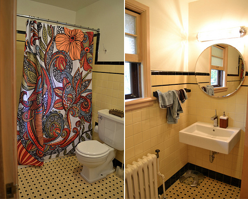 new house: our full bath - Things I Made Today